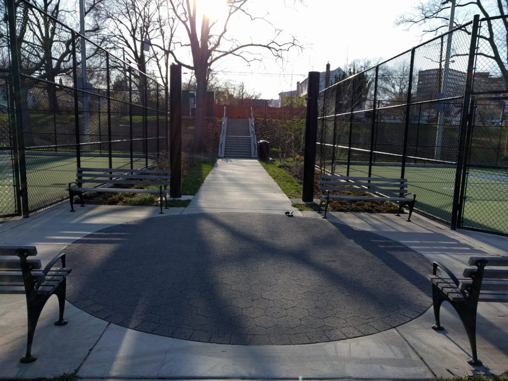 ADA path leading to stairs – Friends of Aurora Highlands Parks